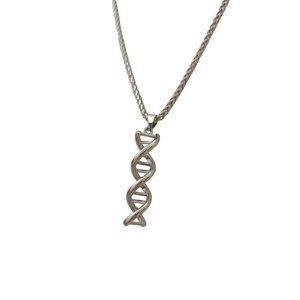 Accessories | Silver Dna Necklace Unisex Punk Minimalist | Poshmark